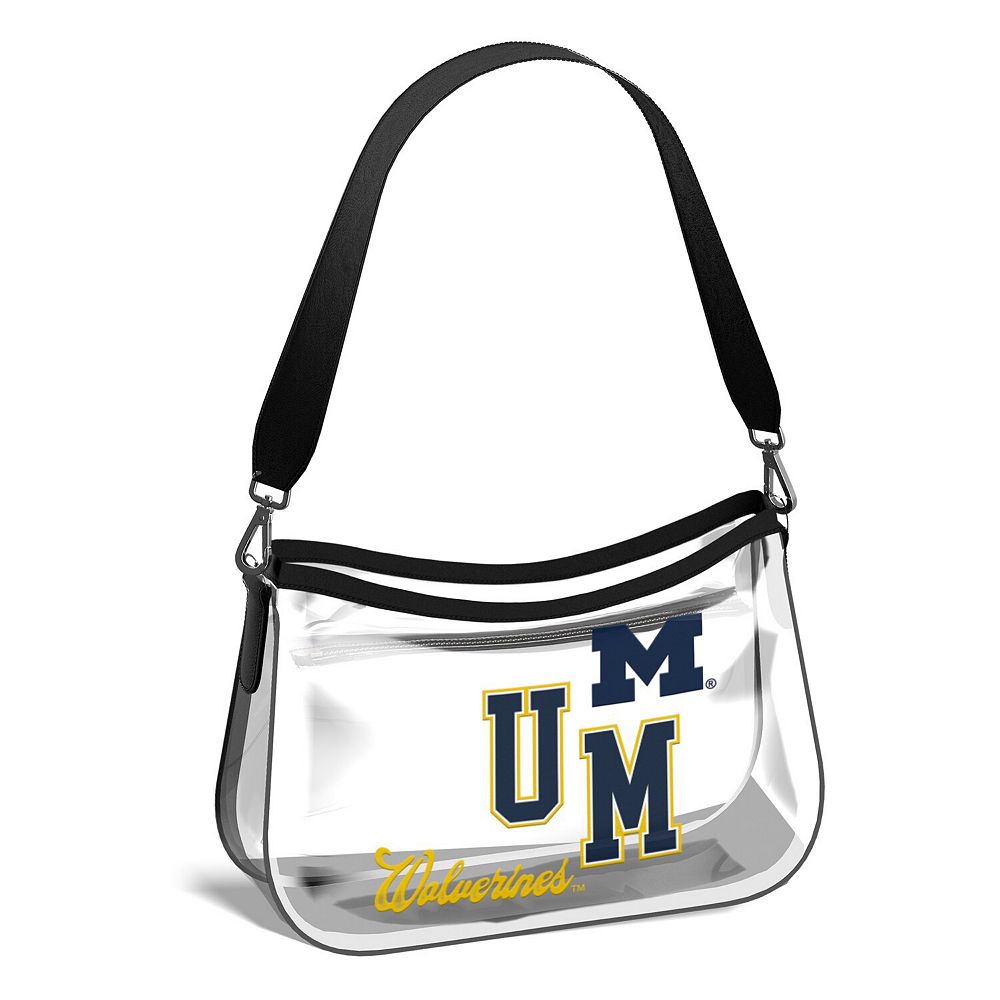 WEAR by Erin Andrews Michigan Wolverines Clear Stadium Mini Purse