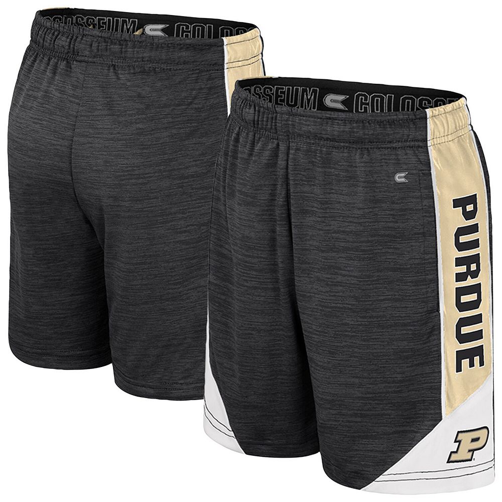 Youth Colosseum Black Purdue Boilermakers Athletic Shorts