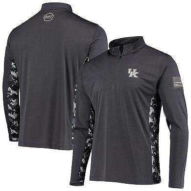 Men's Colosseum Charcoal Kentucky Wildcats OHT Military Appreciation Digital Camo Lightweight ...