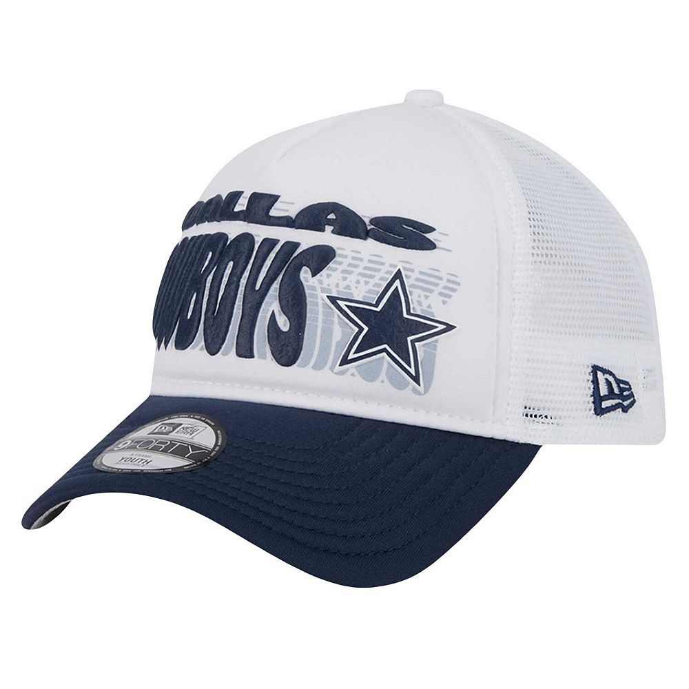 Toddler New Era White Dallas Cowboys Team Printed A Frame 9FORTY ...