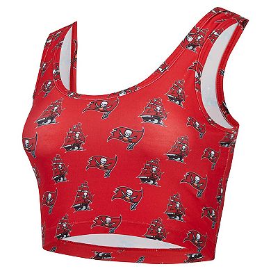 Women's Concepts Sport Red Tampa Bay Buccaneers Record Allover Print ...