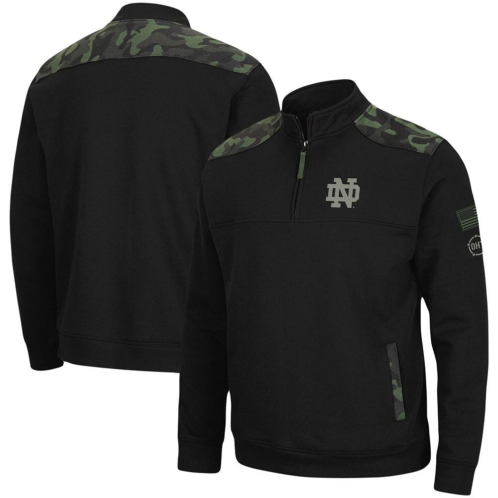 Men's Colosseum Black Notre Dame Fighting Irish OHT Military ...