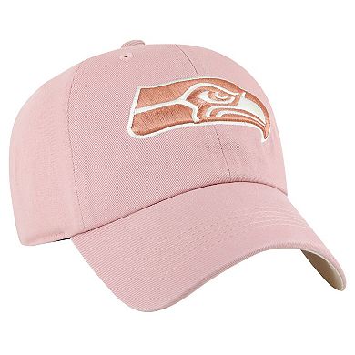 Women's '47 Pink Seattle Seahawks Ballpark Cheer Dusty Rose Clean Up ...