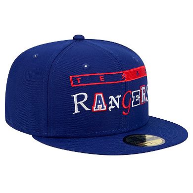 Men's New Era Royal Texas Rangers Ransom 59FIFTY Fitted Hat