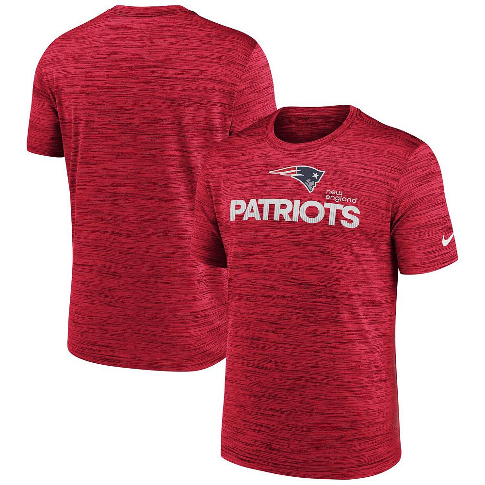 Men's Nike Red New England Patriots Blitz Velocity Modern Performance T ...