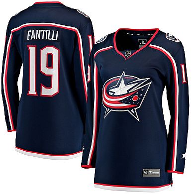 Women's Fanatics Adam Fantilli Navy Columbus Blue Jackets Home Premier ...