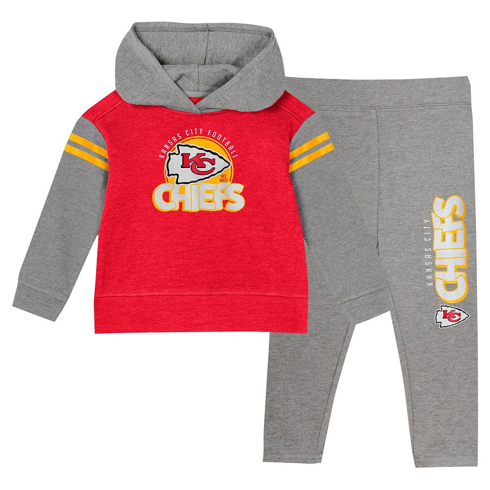 Toddler Kansas City Chiefs Club House Long Sleeve Hoodie Top and ...