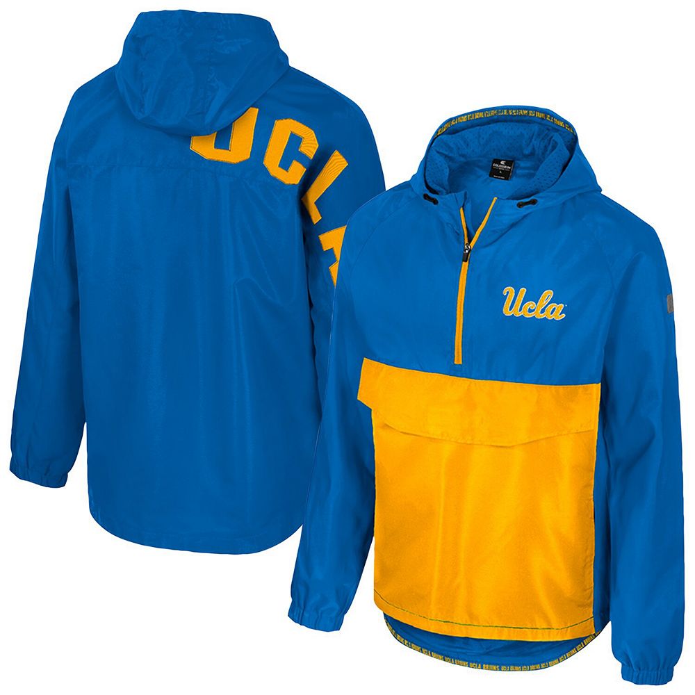 Men's Colosseum Blue UCLA Bruins Reloaded Anorak Half-Zip Jacket