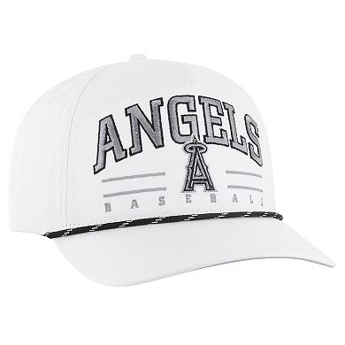 Men's '47 White Los Angeles Angels Roscoe Speckle Hitch Adjustable Hat