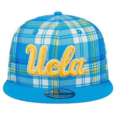 Men's New Era Blue UCLA Bruins Plaid 9FIFTY Snapback Hat