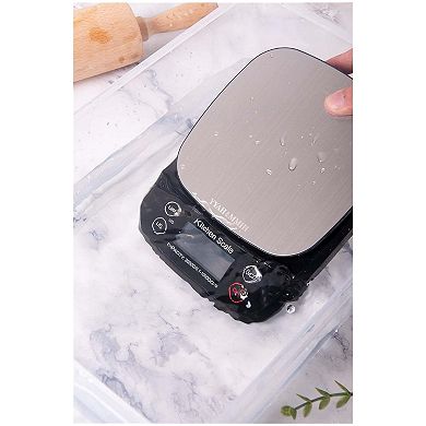 Waterproof Kitchen Scale 22lb Digital Scale Weight Grams And Oz Usb ...