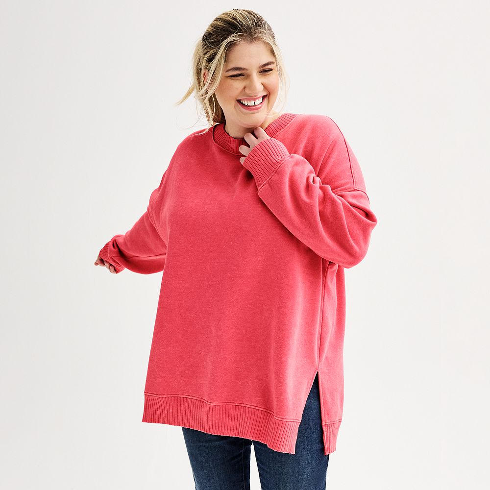 Juniors' Plus Size SO® Oversized Weekend Tunic