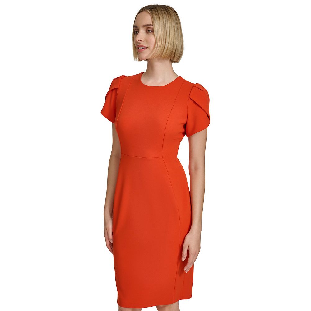 Women's Andrew Marc New York Tulip Sleeve Sheath Dress