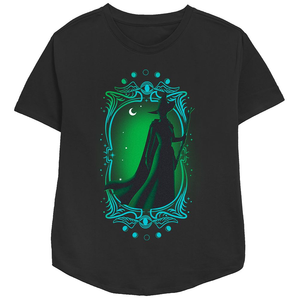 Women's Wicked Elphaba Framed Poster Relaxed Fit Graphic Tee