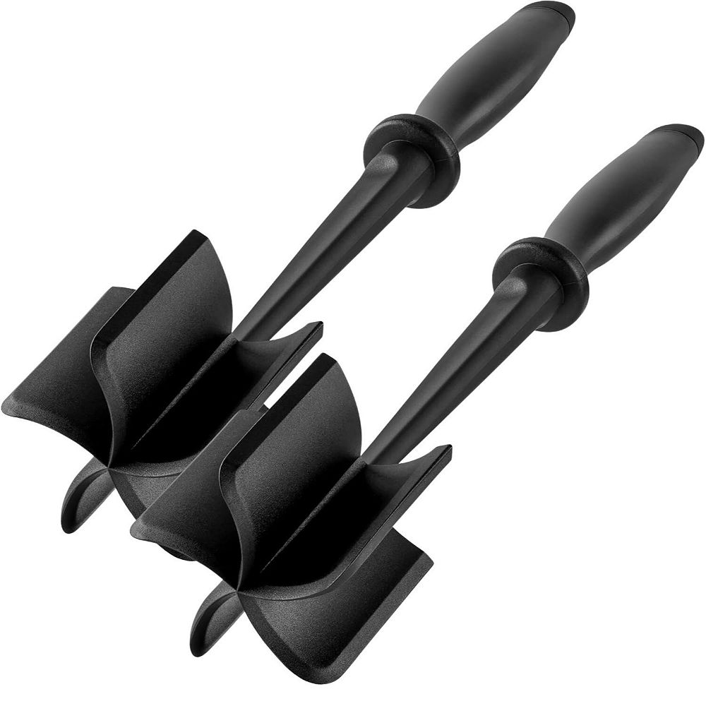 Zulay Kitchen 2 Pack Ground Beef Chopper Tool Hamburger Smasher Tool