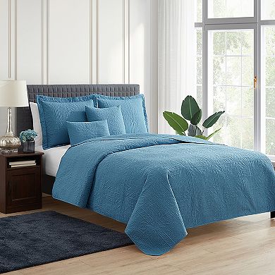 Clara Clark Grid Weave Quilts Set