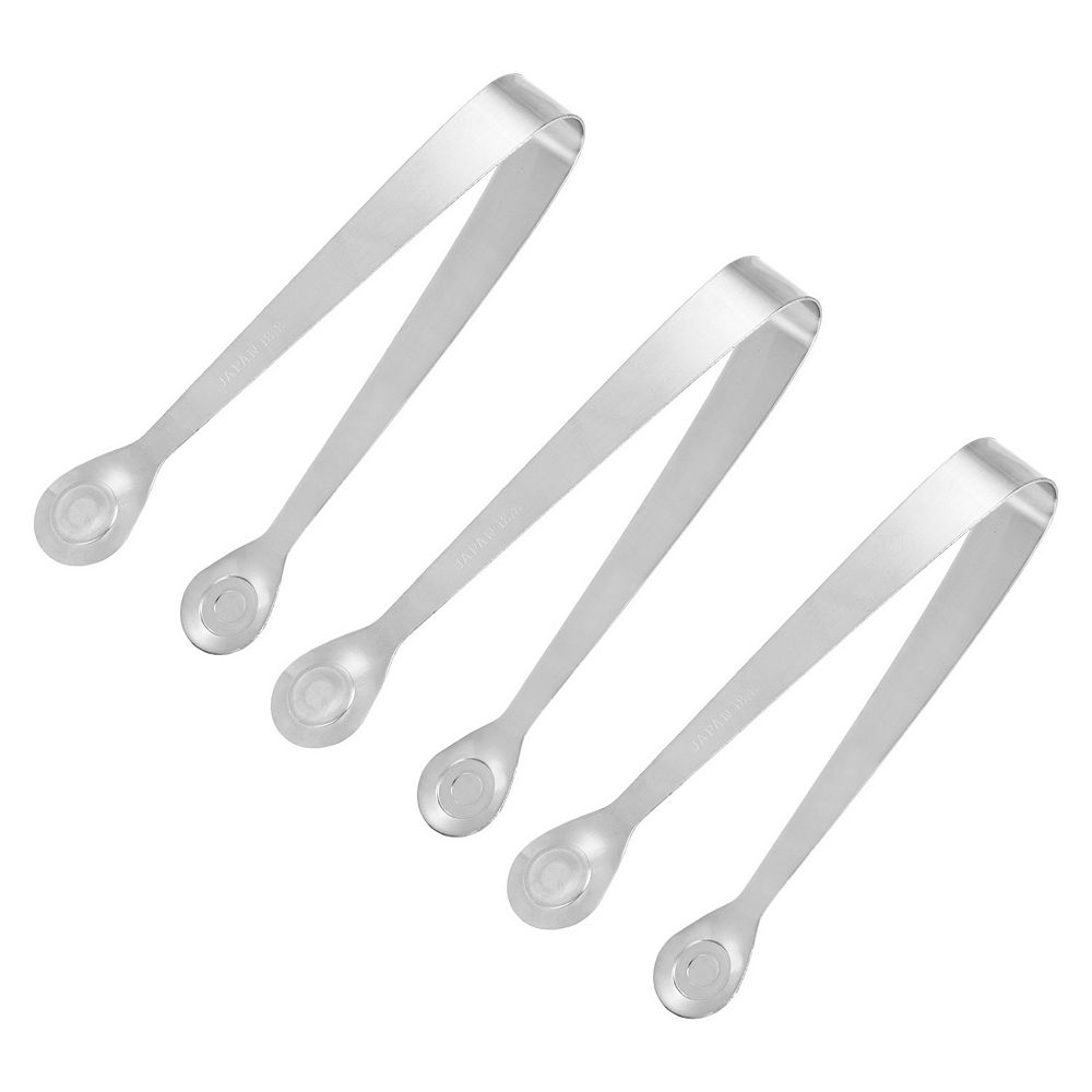 3 Pcs 6" Ice Tongs, Mini Sugar Tongs For Appetizers, Dessert, Tea Party ...