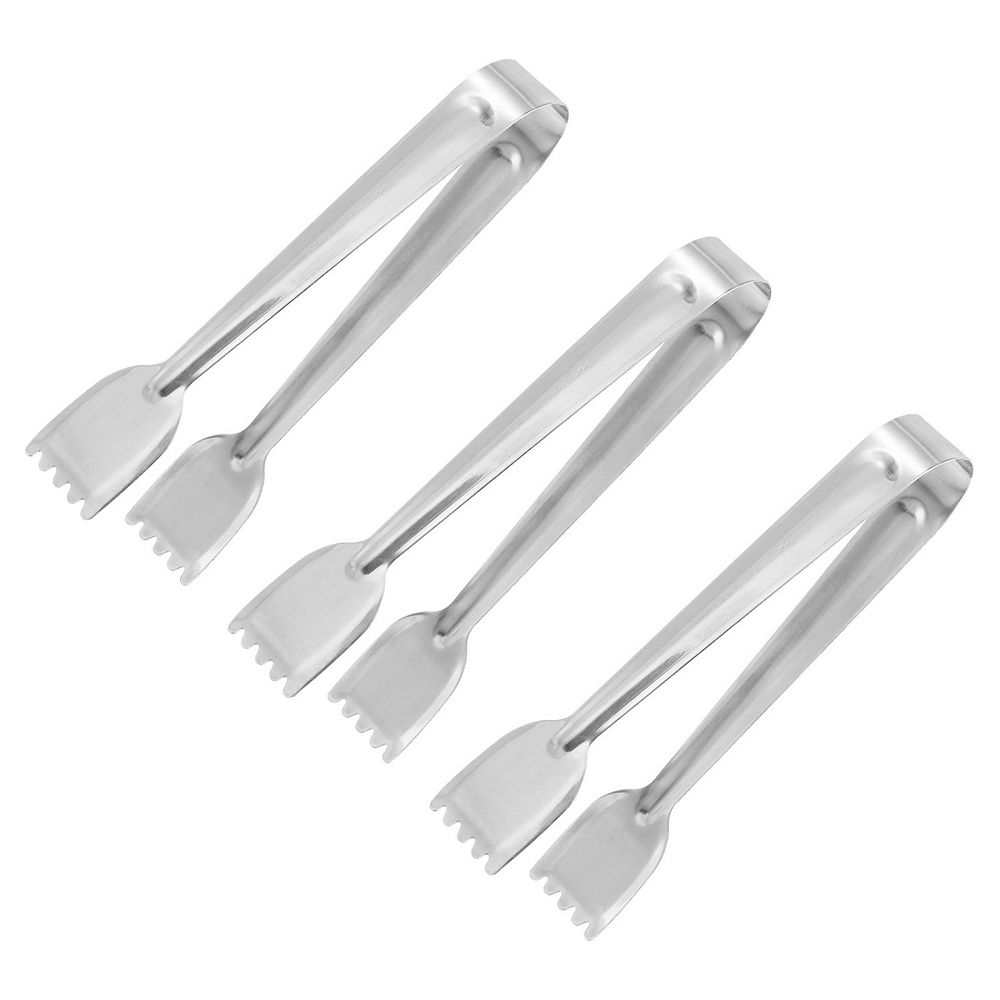 Serving Tongs, 3 Pcs 6.5" Stainless Steel Ice Tongs, Mini Sugar Tongs ...