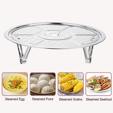 Stainless Steel Steamer Rack 7.9" Insert Stock Pot Steaming Tray