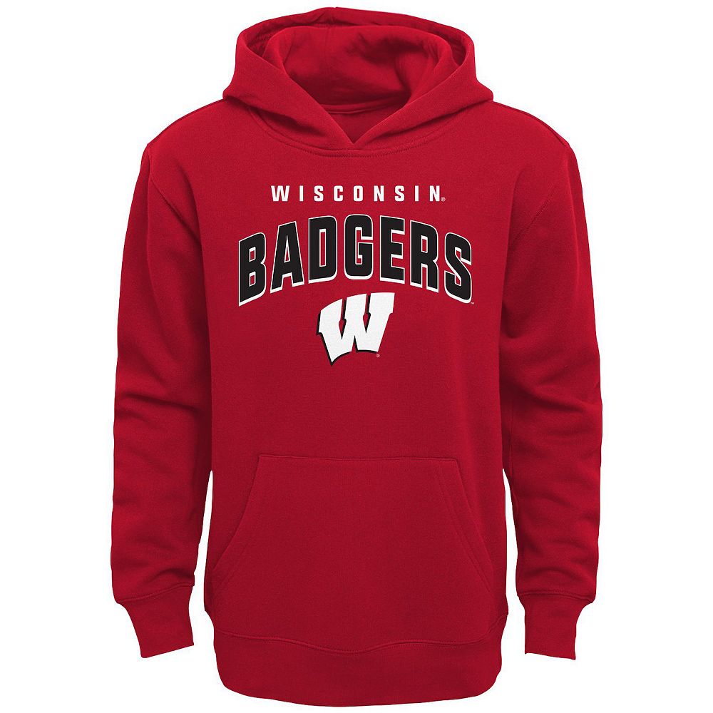 Kids NCAA Wisconsin Badgers Stadium Fleece Hoodie
