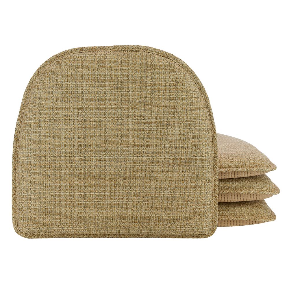 Mingle & Co 4-pack Woven Gripper Chair Pad