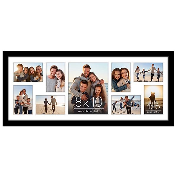 Americanflat 9-Opening Multi-Sized Photo Collage Frame