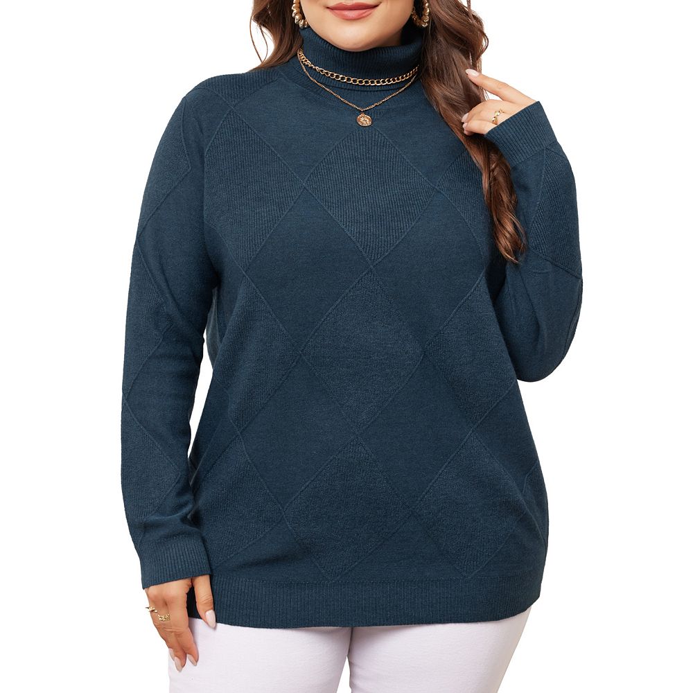 Plus Size Pullover Sweaters For Women Lightweight Long Sleeve ...