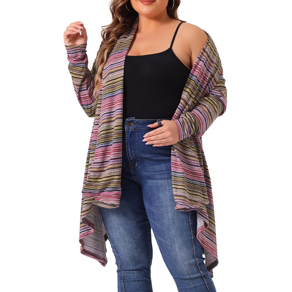Plus Size Cardigans Sweaters for Women Lightweight Long Sleeve Open ...