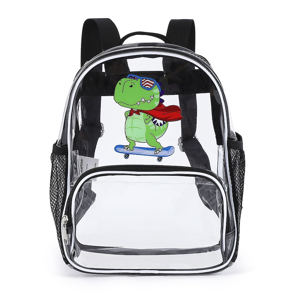 Backpack For Girls And Boys Stadium Transparent School Book Bag Pvc ...
