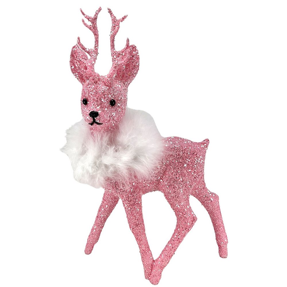 Pinnacle Peak Trading Ino Schaller Rose Pink Glitter Male Buck Deer ...
