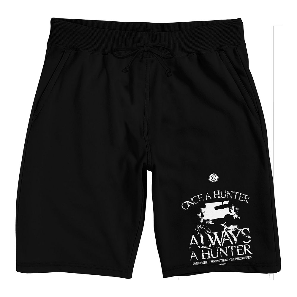 Men's Supernatural Once a Hunter Always a Hunter Pajama Shorts