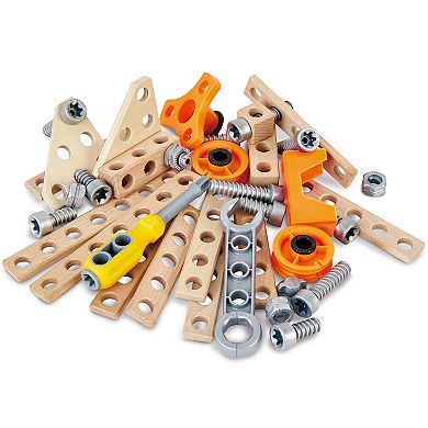 Hape: Junior Inventor: Experiment Starter Kit 42-pc. Wooden Building Toy