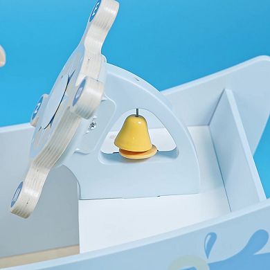 Hape: Captains Rocking Boat Wooden Ride-On Seat Chair Rocker