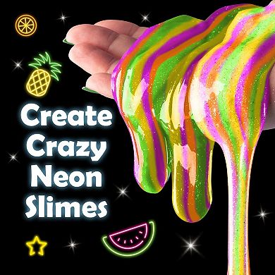 Tropical Glow in The Dark Slime Kit to Make Neon Slime, Ideal Holiday Gift