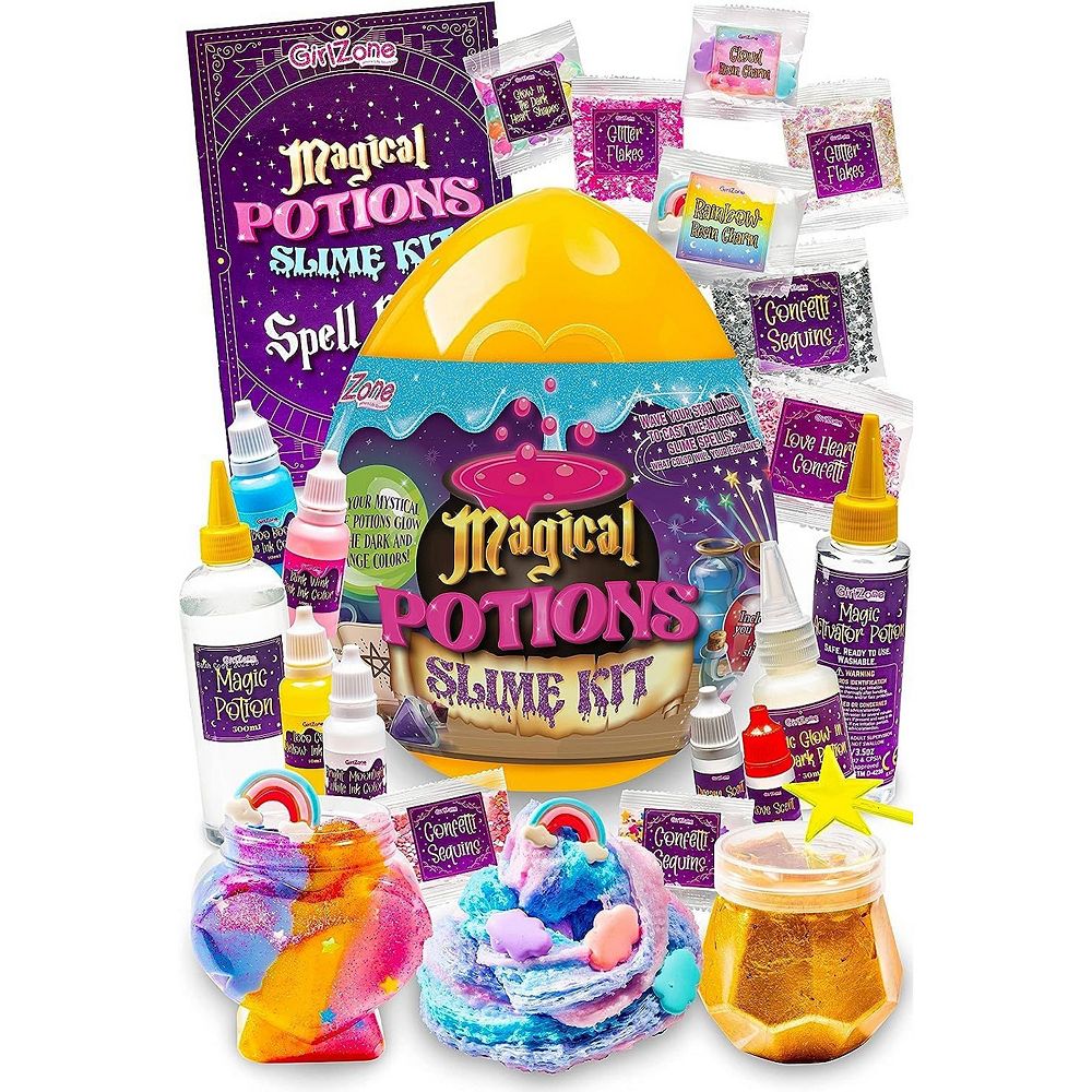 Magic Potion Slime Kit, Make 6 Magical Mixes With Secret Ingredients