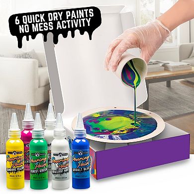 Color Craze Paint Pour Studio - Pour Painting Kit With Art Supplies