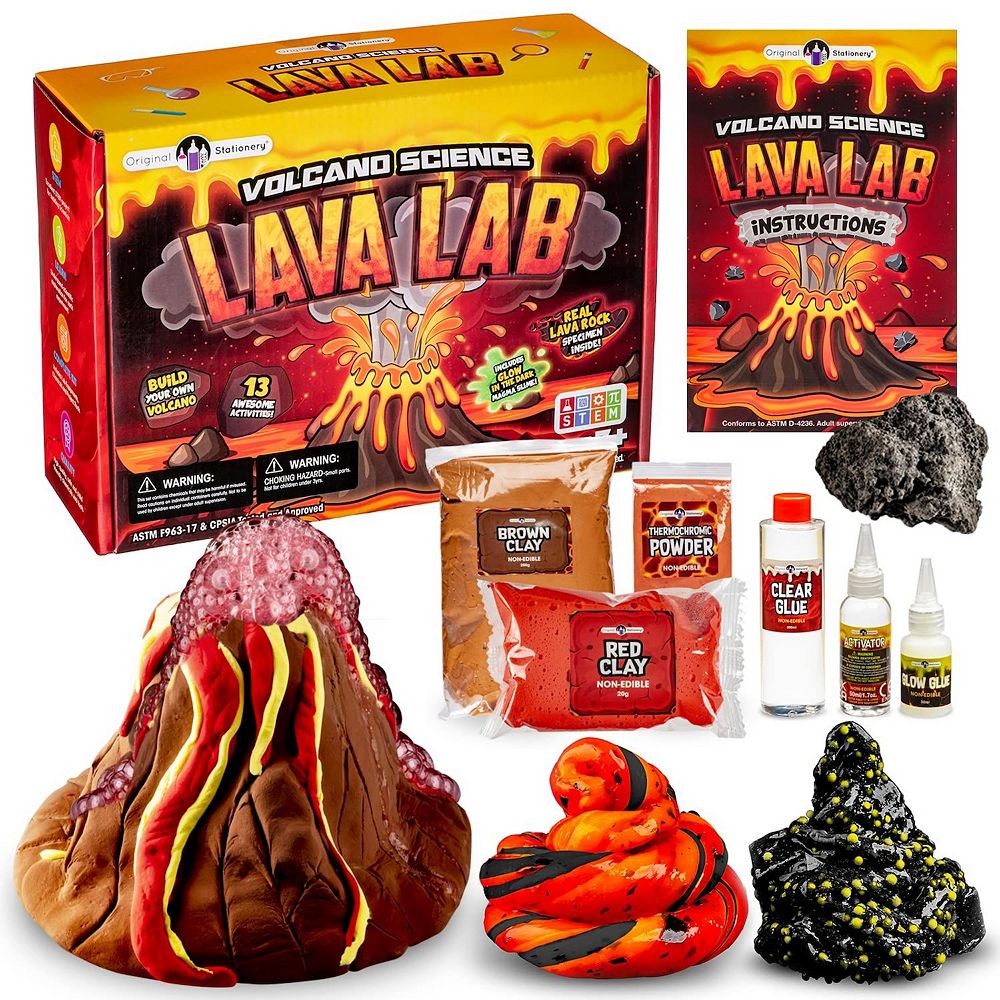 Lava Science Slime Kit: Create Glow In The Dark Slime & Make Science ...