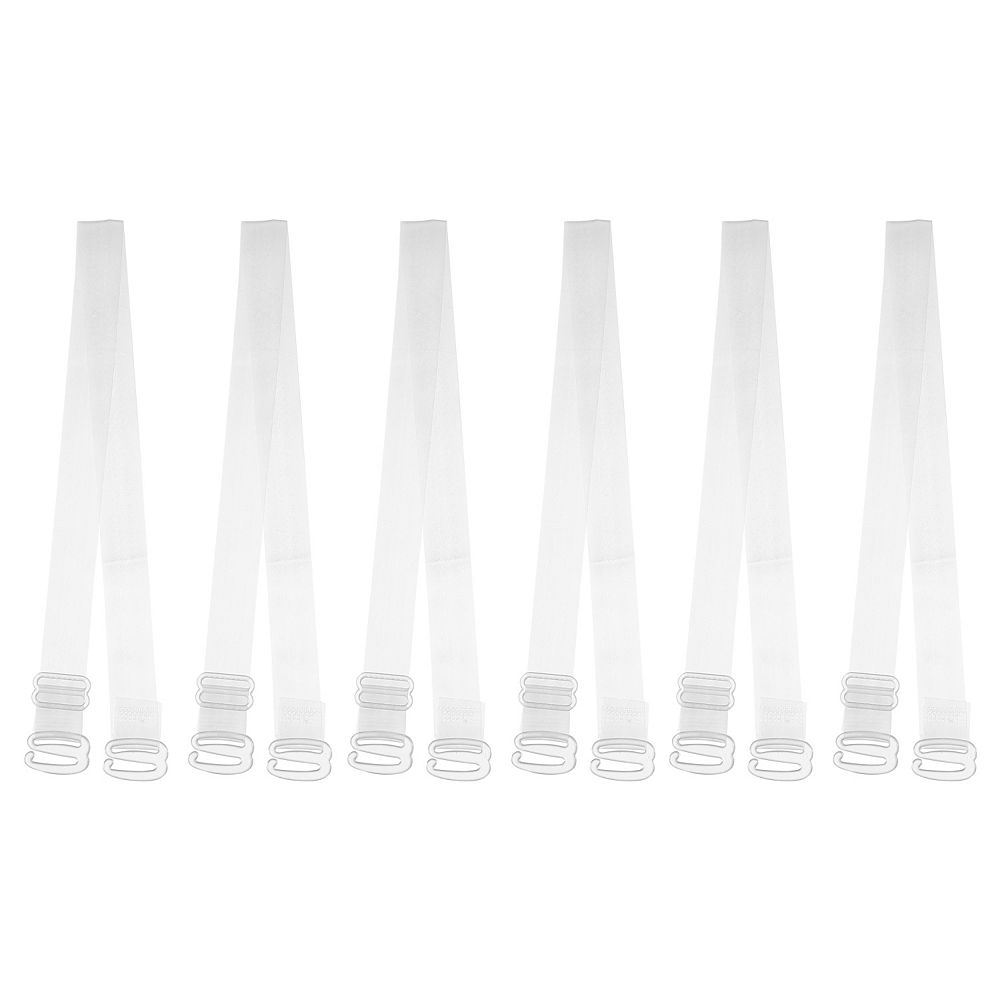 3 Pair Invisible Clear Bra Strap, Plastic Hook Shoulder Strap Abs ...