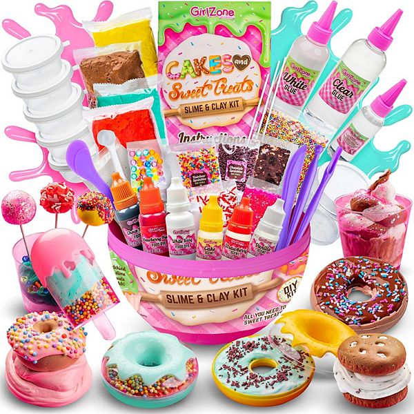 Cakes & Sweet Treats Slime Kit, Scented Slime For Kids And Slime Butter