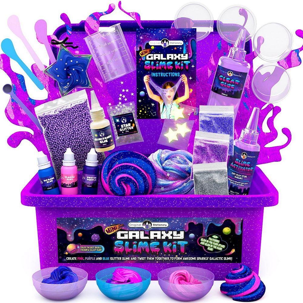 Mini Galaxy Slime Kit, Make Your Own Galactic Slime, Ideal Holiday Gift