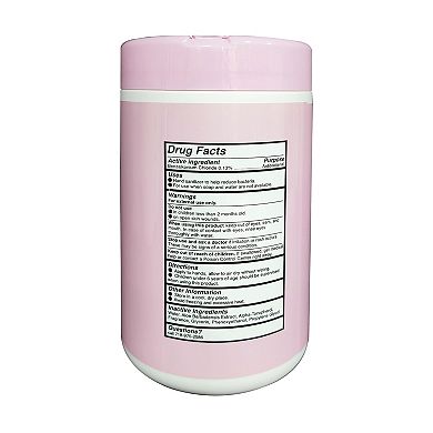 Biopure 75-Count Anti-Bacterial Hand Wipes