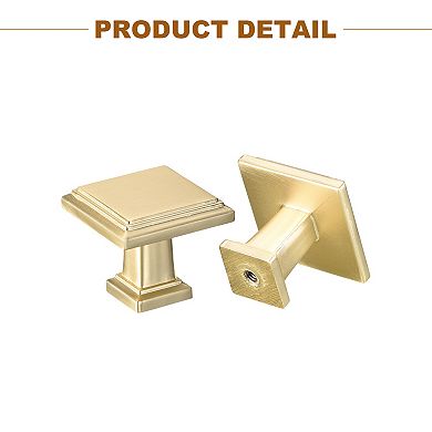 20 Pack Cabinet Knobs 1.2" Square Dresser Knobs