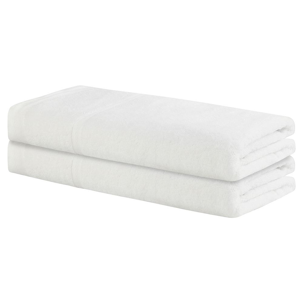 Medium Cotton 2 Pack Bath Towels, Highly Absorbent Quick Dry ...