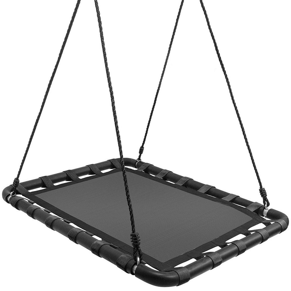 Sorbus Rectangular Outdoor Mat Swing for Tree, Swing Set, Playground ...