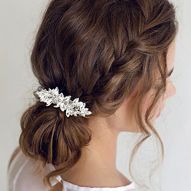 Rhinestone Hair Clips French Hairpins Sparkle Valentines Wedding Prom ...
