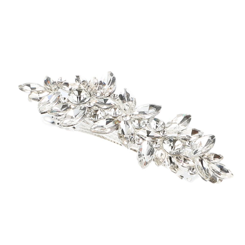 Rhinestone Hair Clips French Hairpins Sparkle Valentines Wedding Prom ...