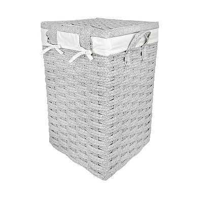 Belle Maison Medium Woven Hamper with Lid