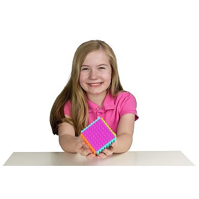 Mini Cube Building Set For Kids - 6 Pcs 8x8 Baseplates And 3d Bricks