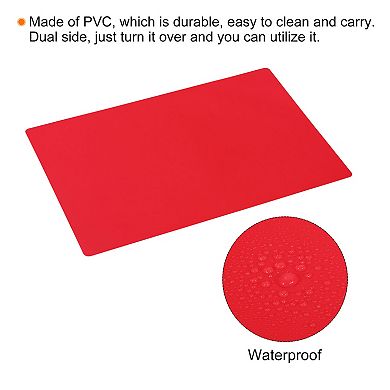 24"x16" Silicone Mat, Non-slip Resin Casting Crafts Pad Sheets Protector