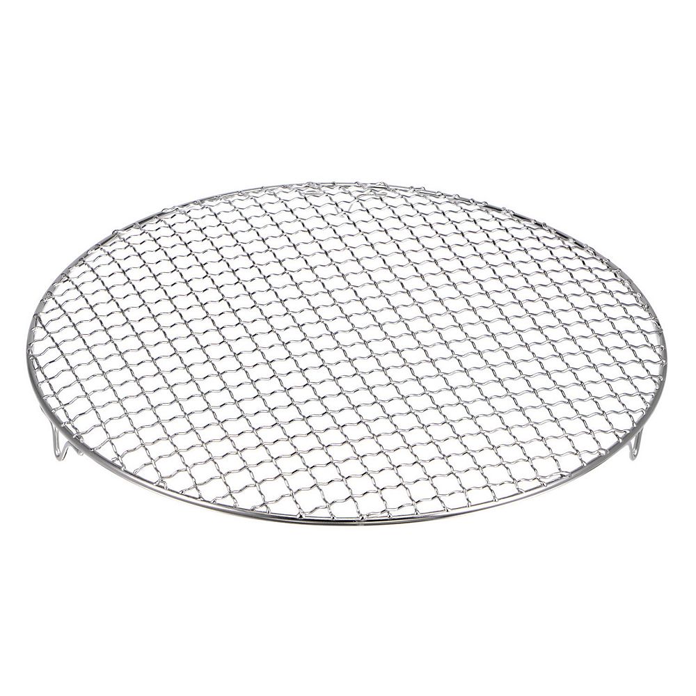 Round Cooking Rack 13" 201 Stainless Steel Barbecue Grill With 20mm Legs